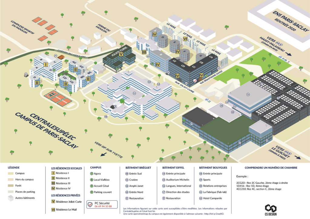 Contact - Résidences Césal - Saclay